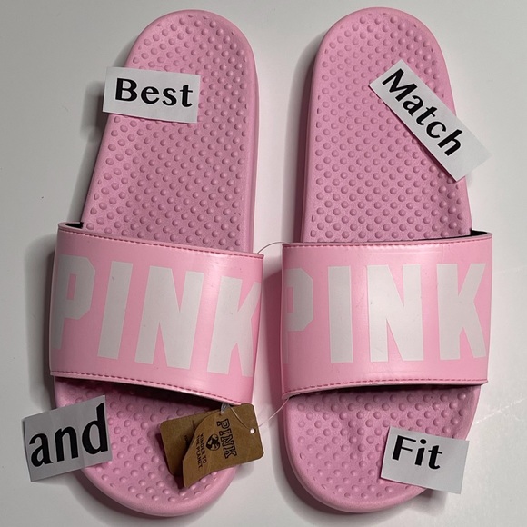 PINK Victoria's Secret | Other | Victorias Secret Pink L Logo Slides ...